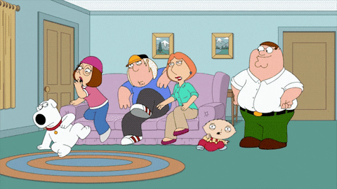 The Griffins Vomiting Of Family Guy Cartoon Series GIF | GIFDB.com