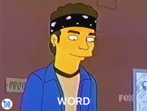 The Simpsons Justin Word GIF | GIFDB.com