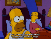 The Simpsons Sitcom Marge Motivating Bart Promotion GIF | GIFDB.com