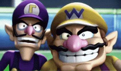 The Villains Waluigi And Wario Together GIF | GIFDB.com
