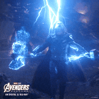 Thor Shooting Out Lightning GIF | GIFDB.com