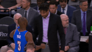 Tim Duncan Chris Paul Hug GIF | GIFDB.com