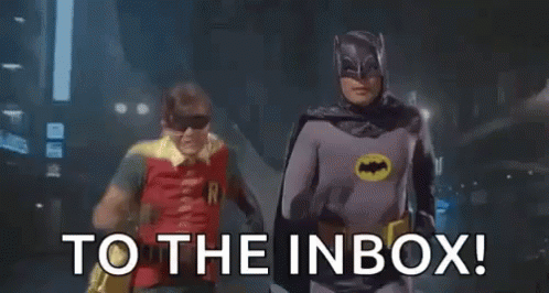To The Inbox Email Batman Robin GIF | GIFDB.com