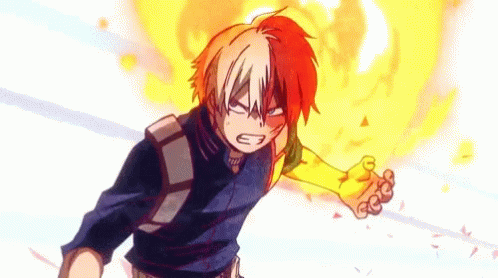 Todoroki Shoto Fire GIF | GIFDB.com