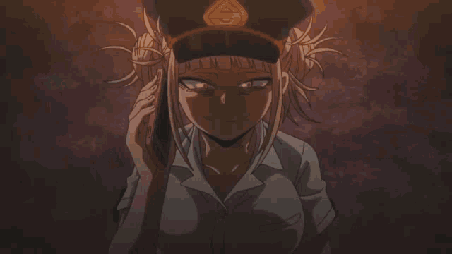 Toga Himiko Mha Talking On Phone GIF | GIFDB.com