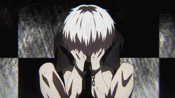 Tokyo Ghoul Ken Kaneki Crying GIF | GIFDB.com
