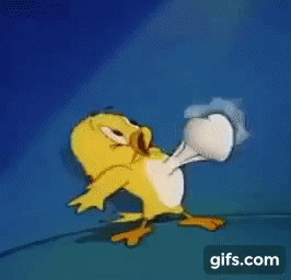 Tom And Jerry Cuckoo Bird Heart Pumping GIF | GIFDB.com