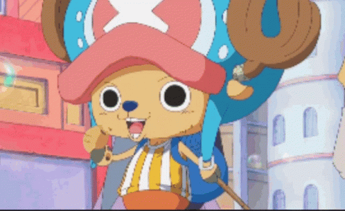 Tony Tony Chopper One Piece Walking GIF | GIFDB.com