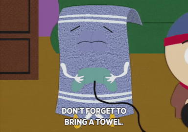 Towelie Reminding To Bring Towel GIF | GIFDB.com