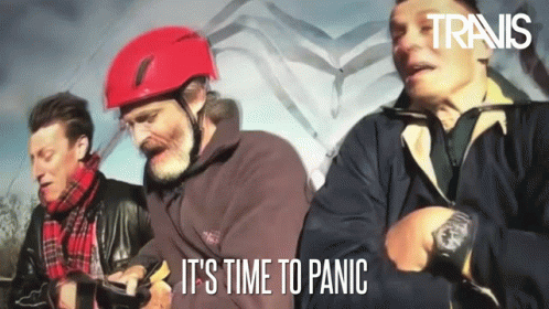Travis Fran Healy Panicking Time GIF | GIFDB.com