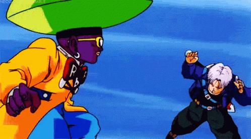 Trunks Dragon Ball Android 15 Fight GIF | GIFDB.com