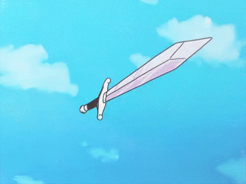 Trunks Dragon Ball Catching Sword GIF | GIFDB.com