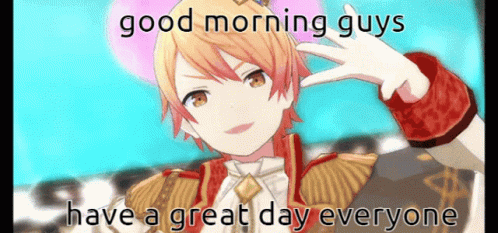 Tsukasa Tenma Have A Great Day GIF | GIFDB.com
