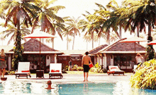 Tsunami Hitting Resort GIF | GIFDB.com