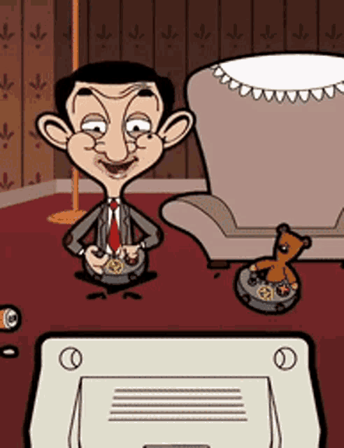 Tv Cartoon Mr. Bean GIF | GIFDB.com