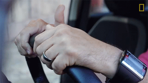 Twiddling Thumbs Car Wheel Steering Wheel Waiting GIF | GIFDB.com