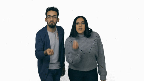 Two People Doing Italian Hand GIF | GIFDB.com
