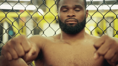 Tyron Woodley Concentrate Meditation GIF | GIFDB.com
