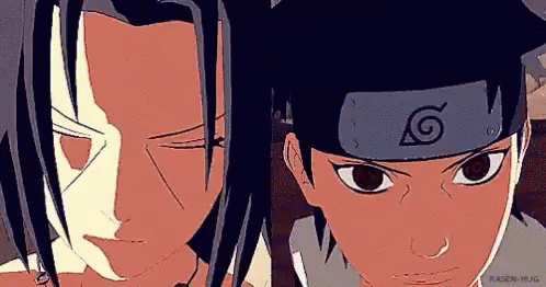 Uchiha Itachi Uchiha Shisui Activating Susanoo GIF | GIFDB.com
