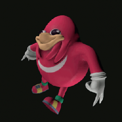 Ugandan Knuckles Fat Walking Animation GIF | GIFDB.com