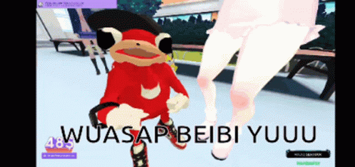 Ugandan Knuckles Rapper What’s Up Meme GIF | GIFDB.com