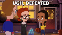 Ugh Defeated Netflix Animation GIF | GIFDB.com