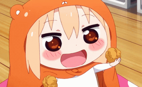 Umaru Eating Yum Delicious GIF | GIFDB.com