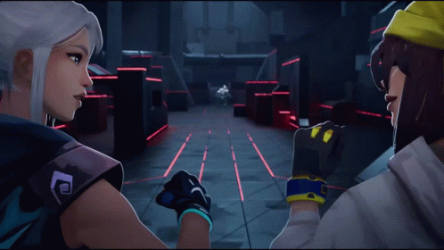 Valorant Warm Up Jett Killjoy GIF | GIFDB.com