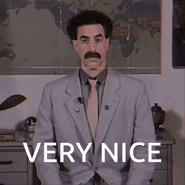 Very Nice Borat Thumbs Up GIF GIFDB