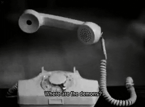 Vintage Monochrome Telephone GIF | GIFDB.com