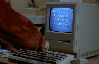 Vintage Old Computer GIF | GIFDB.com