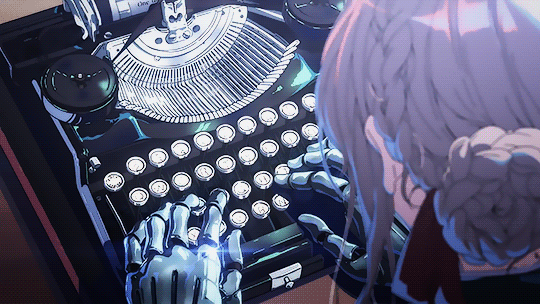 Violet Evergarden Anime Typewriter GIF | GIFDB.com