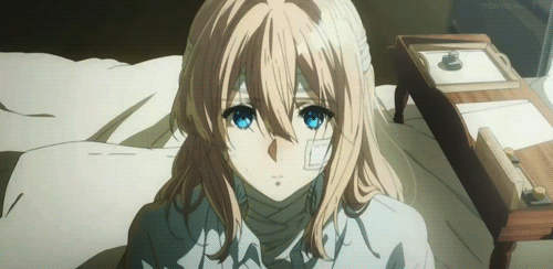 Violet Evergarden Gilbert Bougainvillea Shocked GIF | GIFDB.com