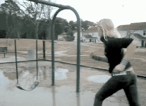 Wasted Swing Stunt Fail GIF | GIFDB.com