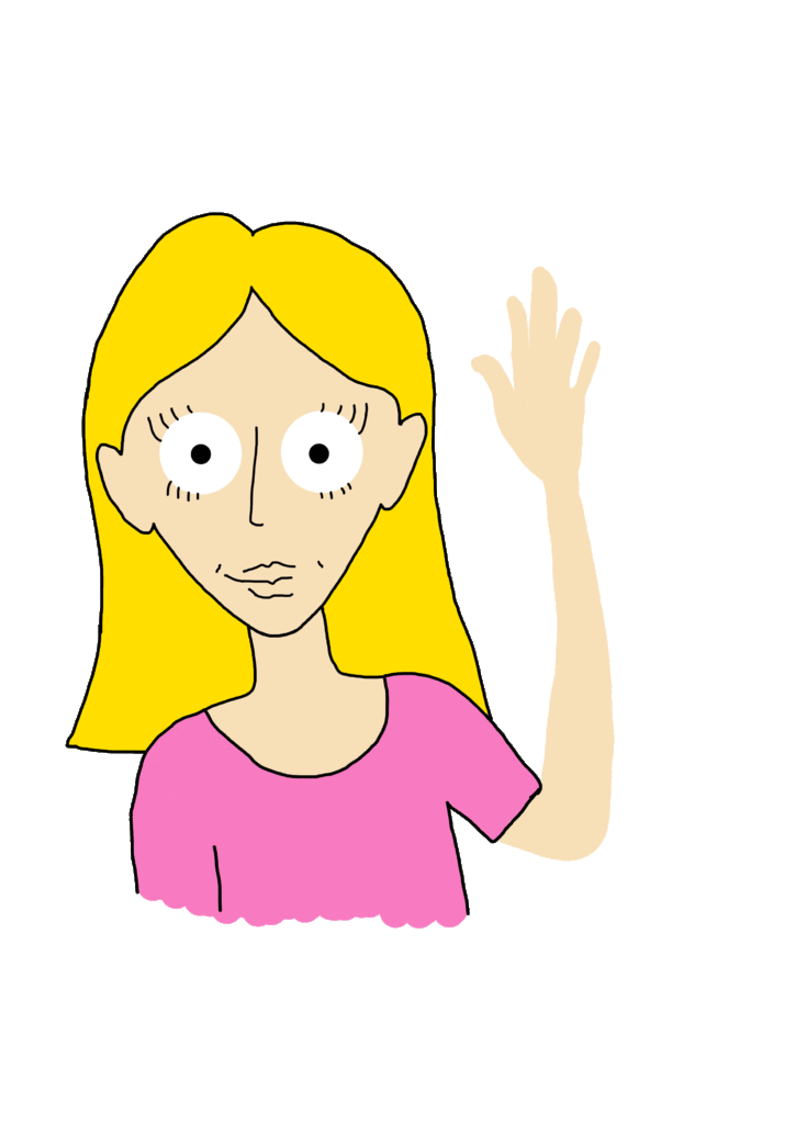 Waving Hand Lady Hi Hello GIF | GIFDB.com