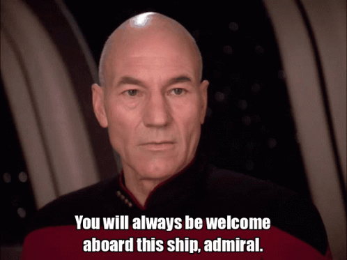 Welcome Aboard Picard Startrek GIF | GIFDB.com
