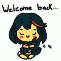 Welcome Back Peaceful Girl GIF | GIFDB.com