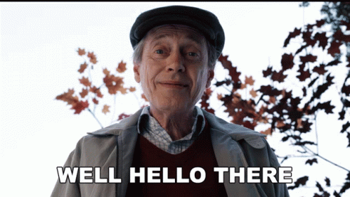 Well Hello There Smiling Elderly GIF | GIFDB.com