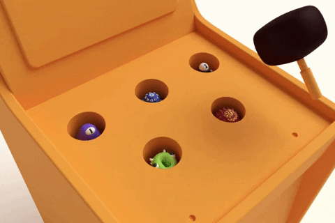 Whack A Mole Animation GIF | GIFDB.com