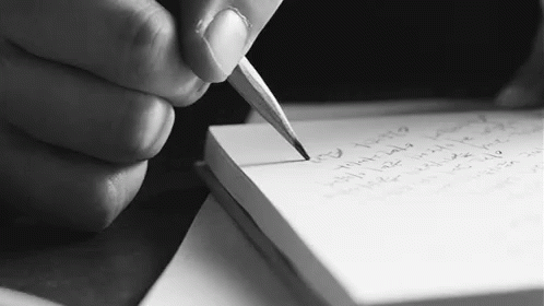 Writing With A Pencil GIF | GIFDB.com