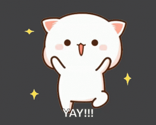 Yay Happy Dance Spinning Mika Cat GIF | GIFDB.com