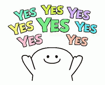 Yes Yes Cute Cartoon GIF | GIFDB.com