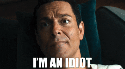 Zachary Levi What An Idiot Confession GIF | GIFDB.com