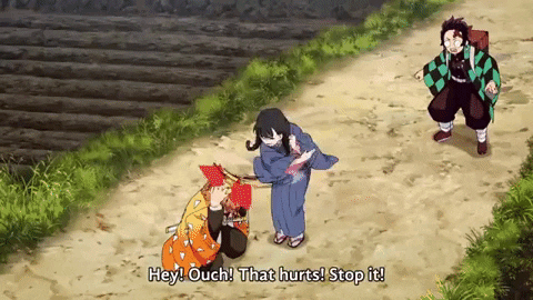 Zenitsu That Hurts GIF | GIFDB.com