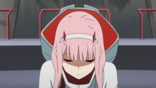 Zero Two Idk Expression GIF | GIFDB.com