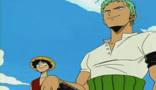 Zoro And Luffy Laugh GIF | GIFDB.com