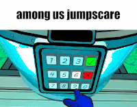Among Us Jumpscare Sticker GIF | GIFDB.com