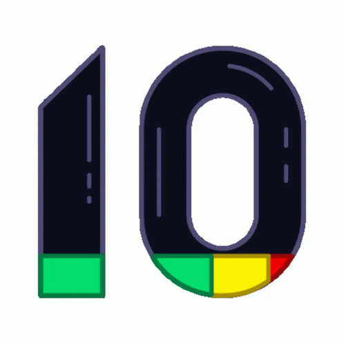 Anniversary 10 Sticker