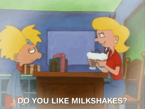 Animated Retro Milkshake Signage