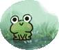 Frog Rain Sticker GIF | GIFDB.com